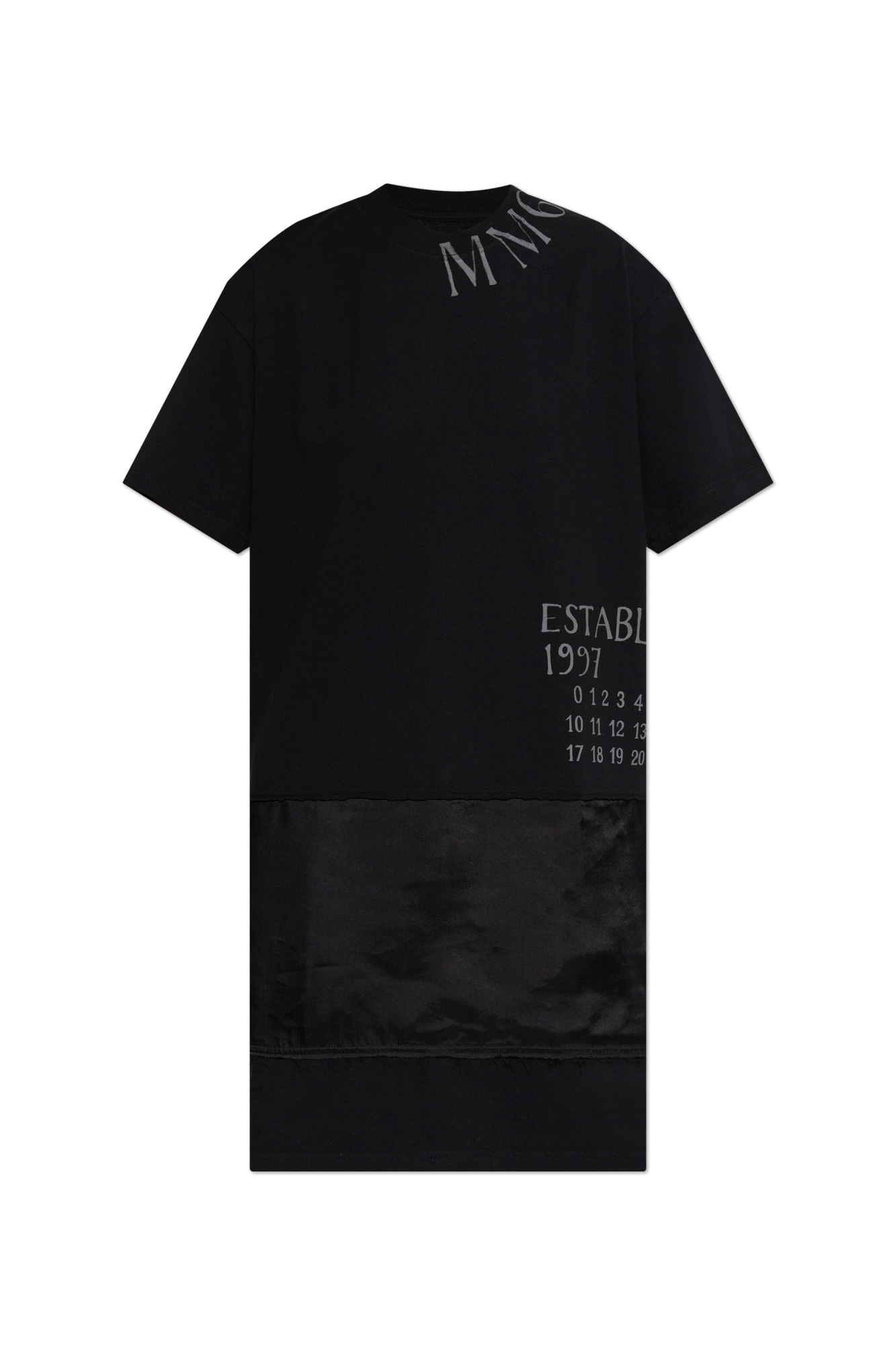 Black Dress with print MM6 Maison Margiela - Vitkac Italy Black Dress with print MM6 Maison Margiela - Vitkac Italy
